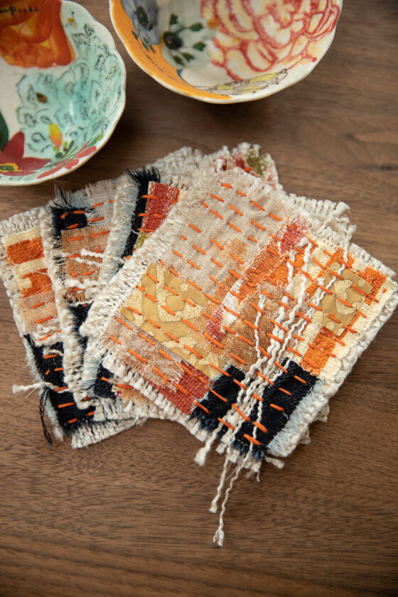 Little works of art—Boro coaster tutorial – MakeArtLife