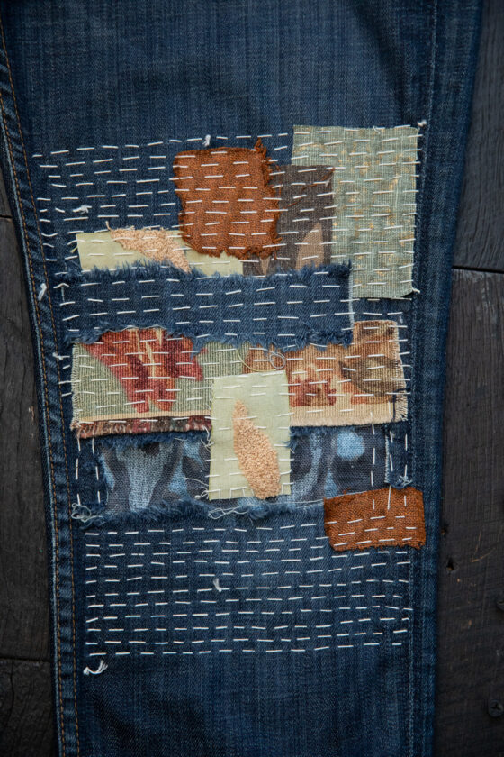 Boro patches breathe new life into old jeans – MakeArtLife