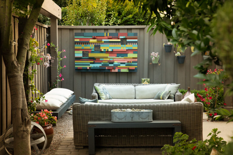 Wooden wall art of many colors – MakeArtLife